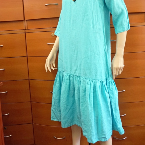 Handmade | Dresses | Washed Linen Dress Organic Eco Made In Europe ...